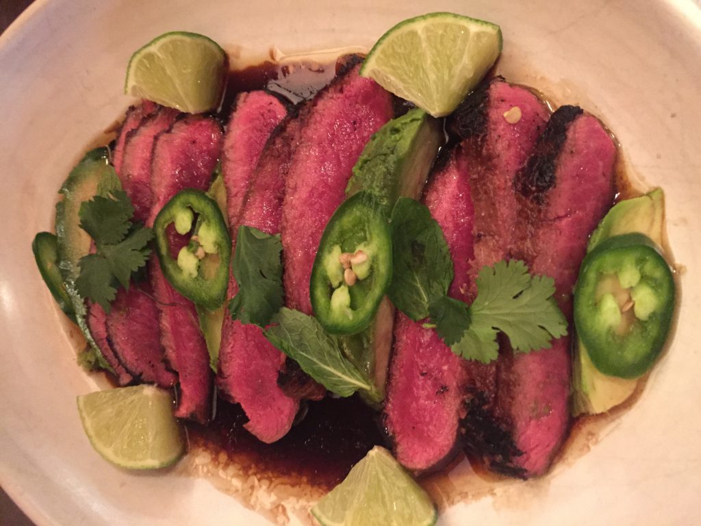 Wagyu Flat Iron al la Plancha with Soy and Jalapeno - DurhamRanch.com