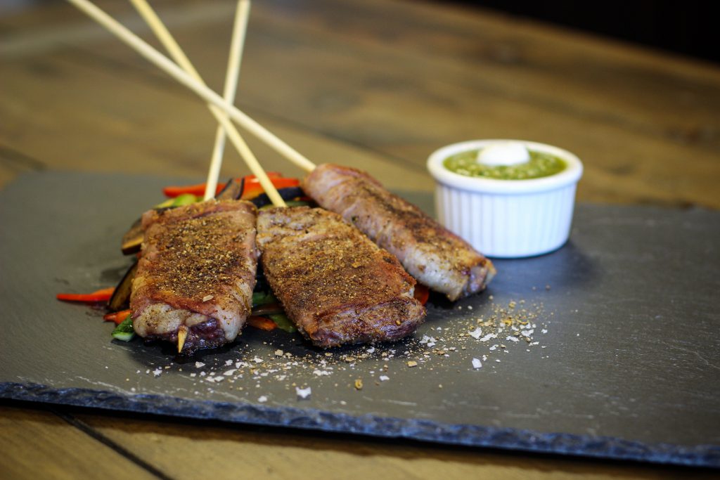 Durham Ranch Venison Medallions with walnut pesto - DurhamRanch.com