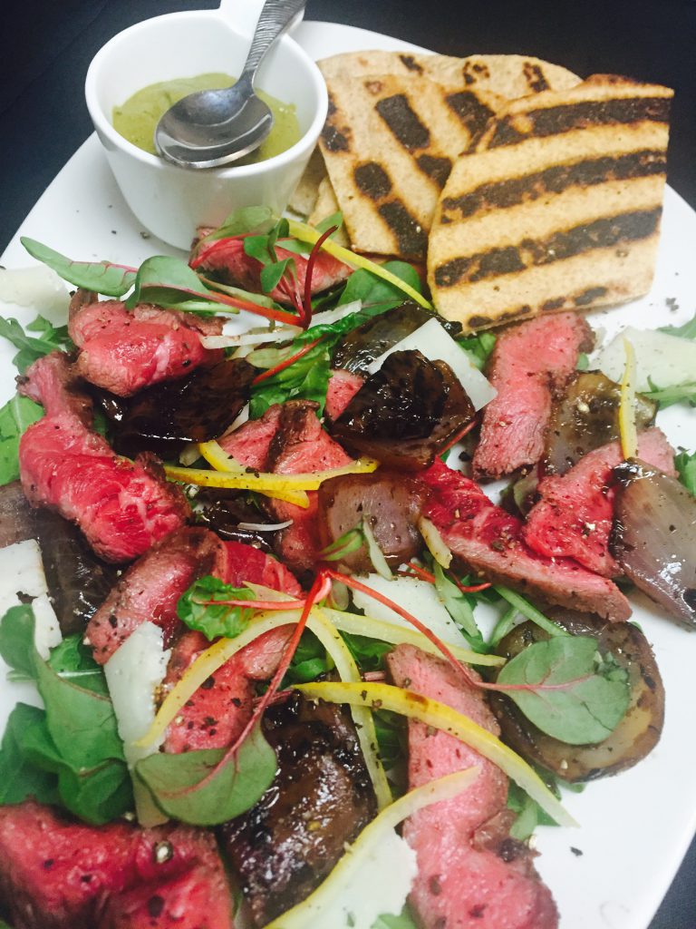 Grilled Wagyu Flat Iron Steak Salad - DurhamRanch.com